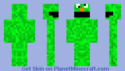 Green Elmo Minecraft Skin