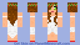 Wreath of Roses Minecraft Skin