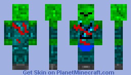Bleeding Zombie Minecraft Skin