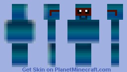 Blue NERD! Minecraft Skin