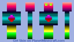 My colorful skin Minecraft Skin