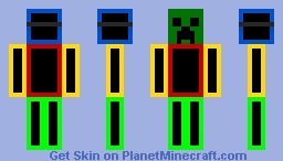 Creeper mask :) Minecraft Skin