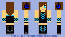my first normal girl skin Minecraft Skin