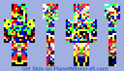 The paint splatter skin Minecraft Skin