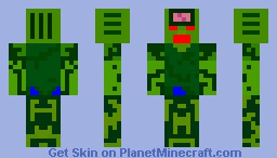 Swamp zombie Minecraft Skin