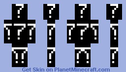 Mystery Man (Clear) Minecraft Skin