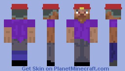 My version of steve w/ a fedora Minecraft Skin