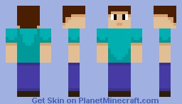 Steve (smooth) Minecraft Skin