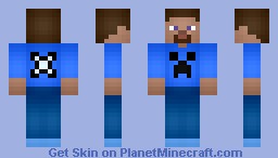 Modern Steve Minecraft Skin