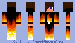 NICE FIRE GUY Minecraft Skin
