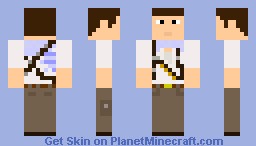 Nathan Drake (Uncharted 3) Minecraft Skin