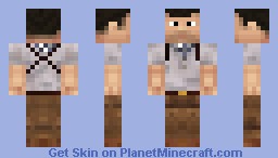 Nathan Drake (Uncharted 3) Minecraft Skin