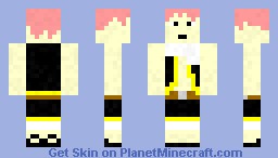 Natsu Dragneel Minecraft Skin