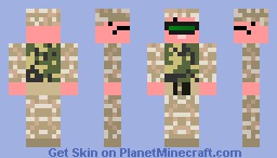NAVY Soldier Minecraft Skin