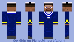 Royal navy sailor Minecraft Skin