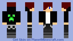 Neon Creeper Minecraft Skin