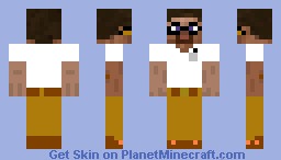 Nerd Steve Minecraft Skin