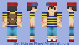 Lily: Ness [Earthbound] Minecraft Skin