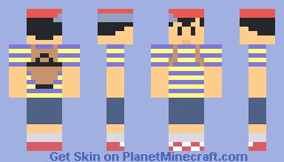 Ness from Nintendo Minecraft Skin