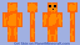 orange nether slime Minecraft Skin