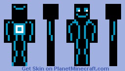Tron Skin Original Minecraft Skin
