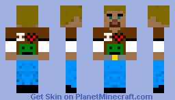 I Love Slimes Minecraft Skin