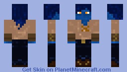 Blue Villager Minecraft Skin