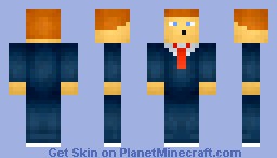 Man in a blue tux Minecraft Skin