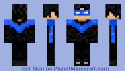 NightWing HD Minecraft Skin