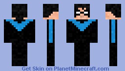 Nightwing Minecraft Skin
