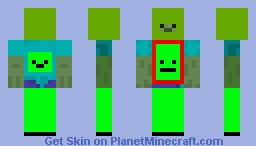 Ninja Slime Zombie Minecraft Skin