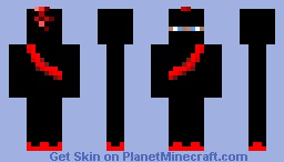 Red Mohawk Ninja Minecraft Skin