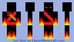 Fire ninja! Minecraft Skin