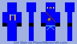 Jay, Ninja of Lightning Minecraft Skin