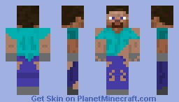 Steve Mining Minecraft Skin