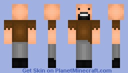 Shaded Notch Minecraft Skin