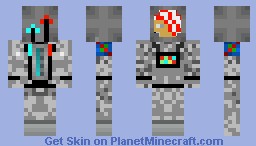 Clear visor astronaut Minecraft Skin