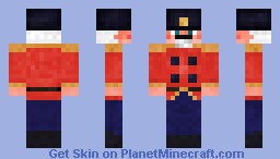 The Nutcracker [With Opening Mouth!] Minecraft Skin