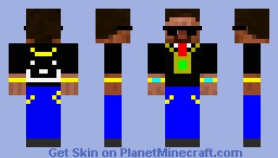Steve pimped out!!!!!!!!!!!!! Minecraft Skin