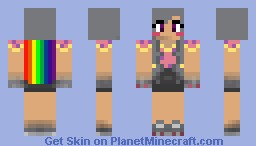 Nyan Cat Girl Minecraft Skin