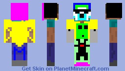 slime steve Minecraft Skin