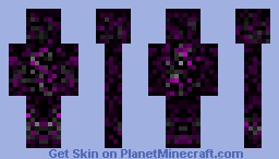 Obsidian Man Minecraft Skin