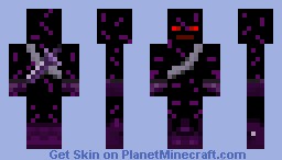 Obsidian knight Minecraft Skin
