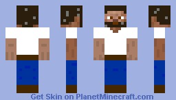 Old Warrior Steve Minecraft Skin
