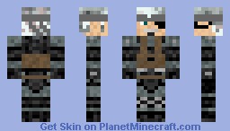 Old snake MGS4 Minecraft Skin
