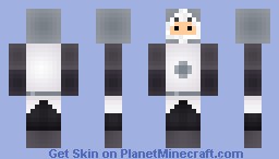 Open Faced Grey Knight Minecraft Skin