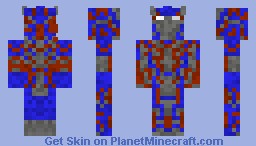 Optimus Prime Minecraft Skin