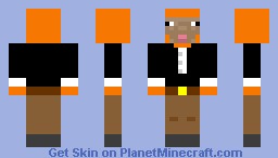 Orange Buisness Sheep! Minecraft Skin