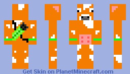 Orange cow Minecraft Skin