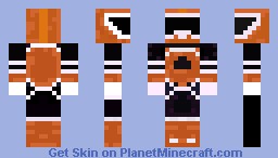 Orange Power Ranger Minecraft Skin